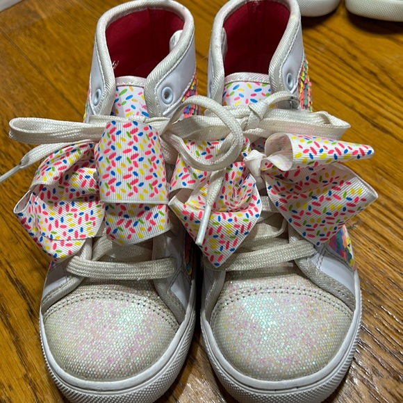JoJo Siwa | Shoes | Jojo Siwa Sequined High Top Girl Sneakers Size 2 ...